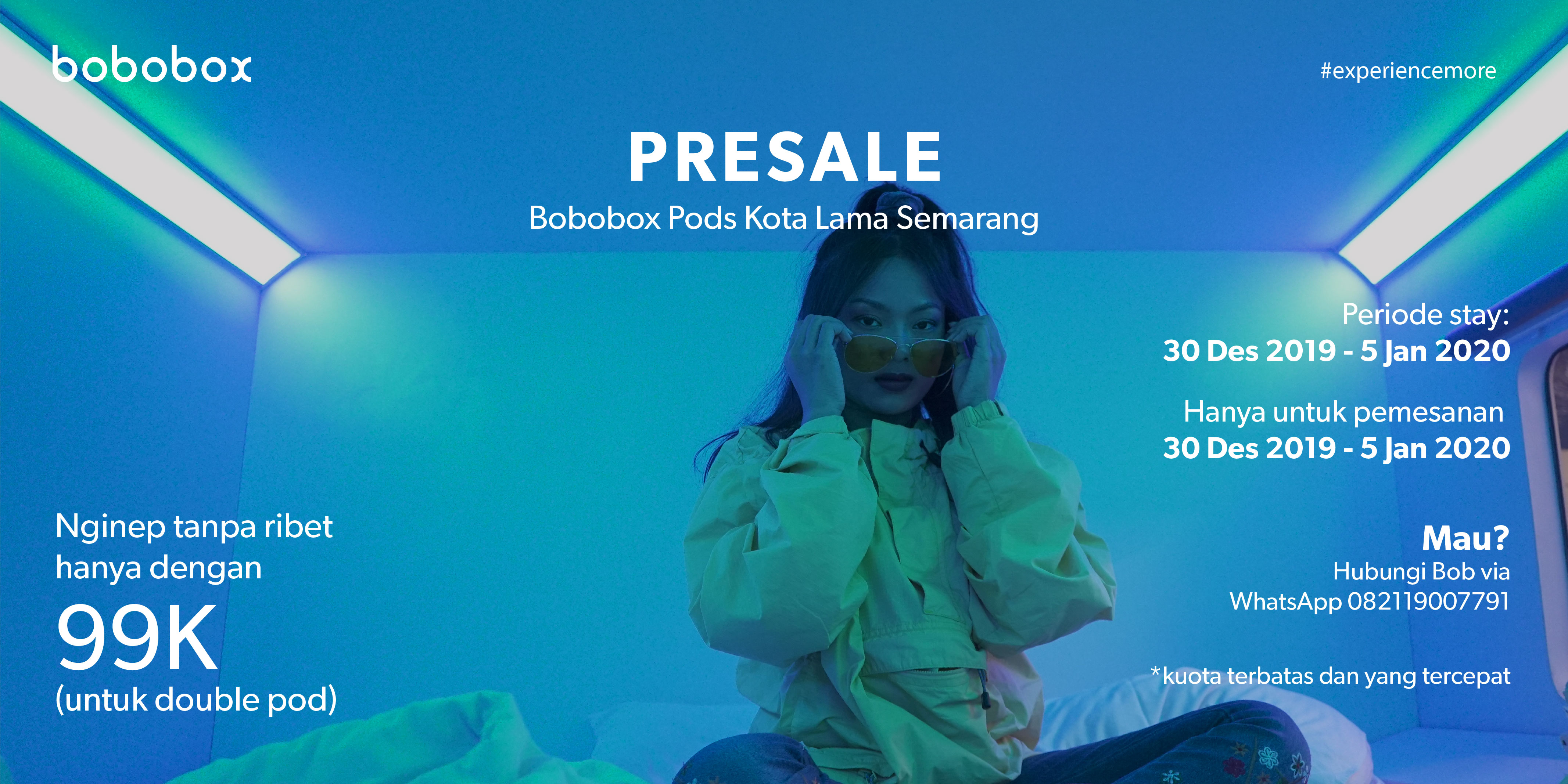Promo Presale Bobobox Kota Lama Hanya 99K | Hotel Kapsul Bobobox