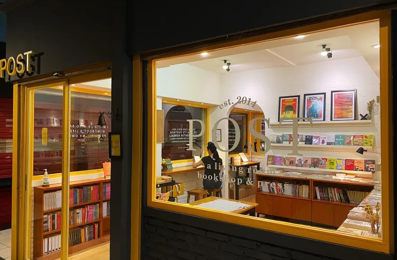 POST Bookshop, Hidden Gem di Pasar Santa Jakarta Selatan