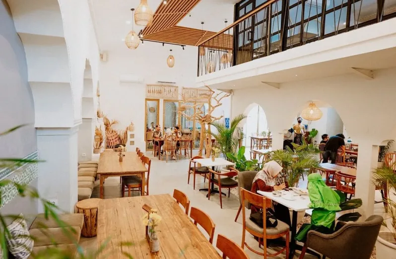 Kalluna Jogja, Kafe Instagrammable seperti di Santorini!